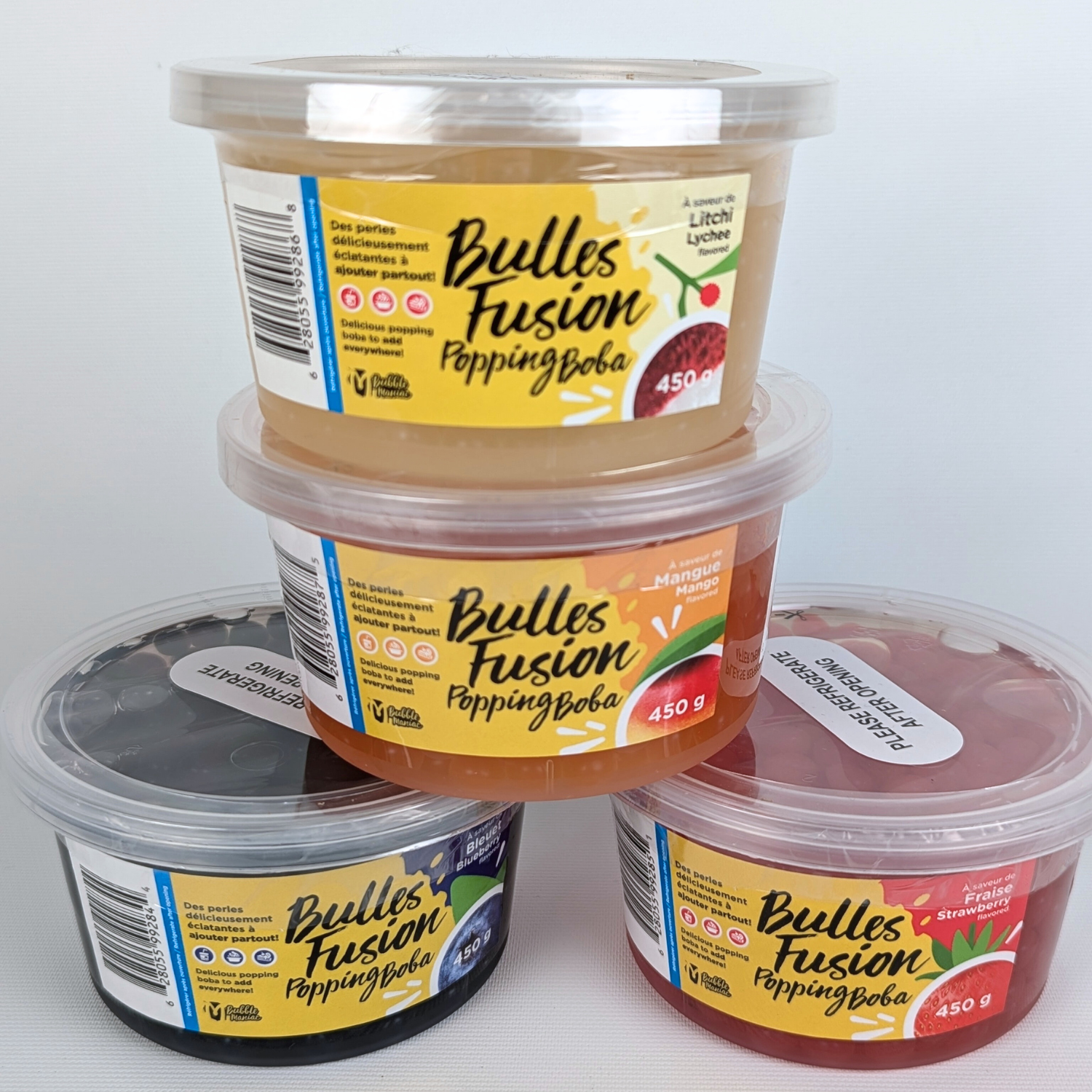 Bulles Fusion 450g – Saveurs Fruitées | Mystea