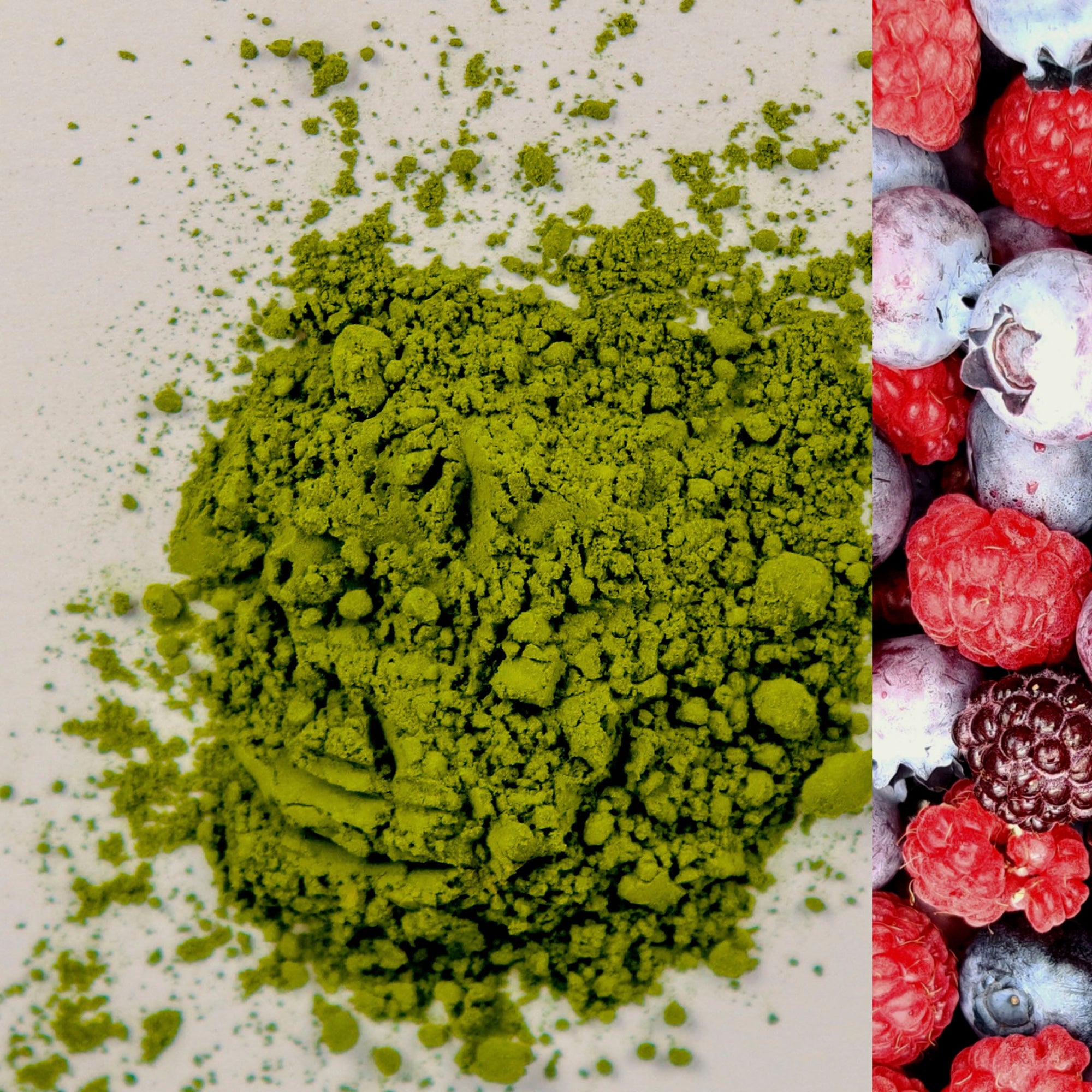 Matcha aux Petits Fruits Bio – Mélange Énergisant et Fruité | Mystea